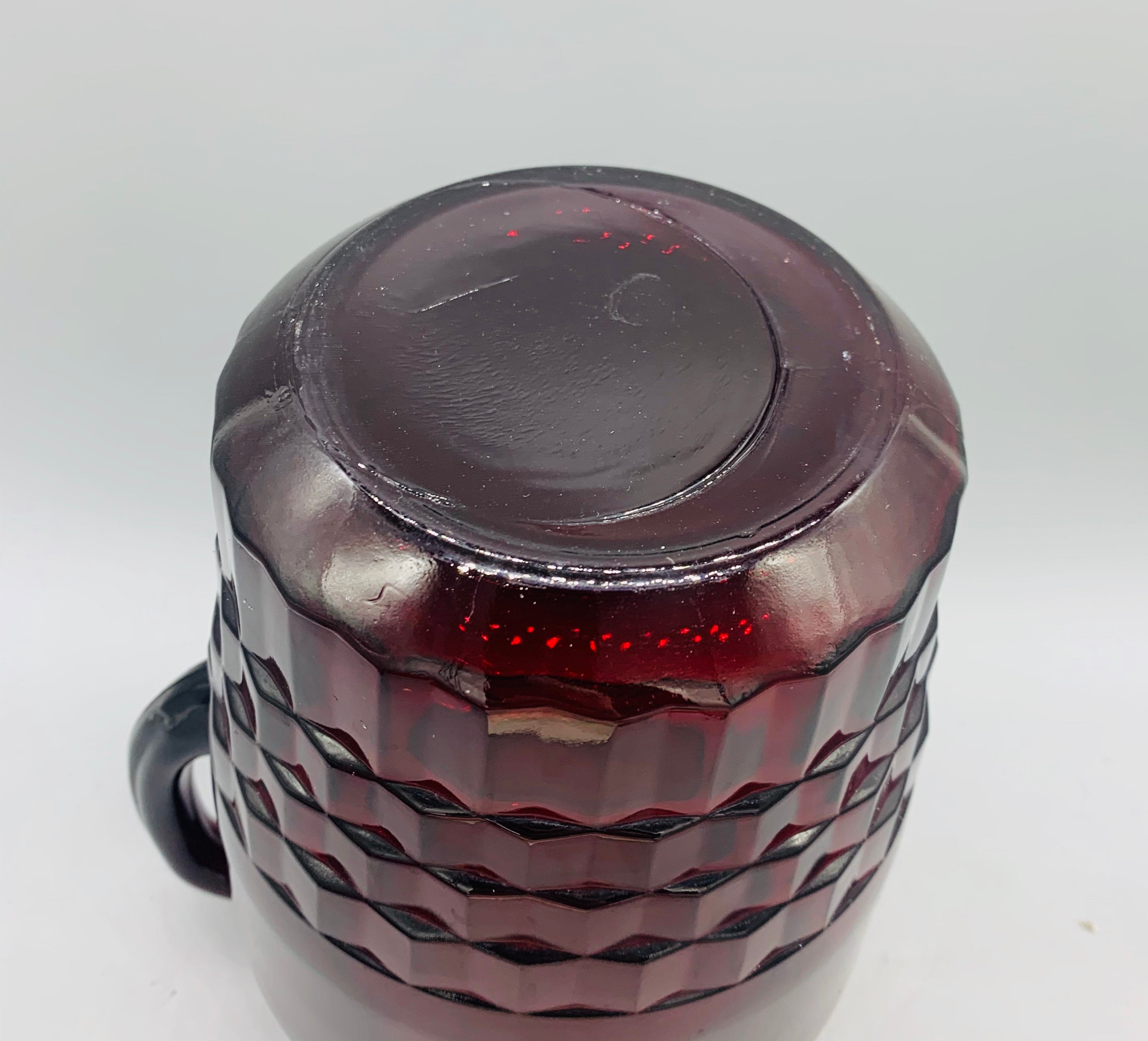 Anchor Hocking Windsor Royal Ruby Pitcher 7 Piece Set - Etsy