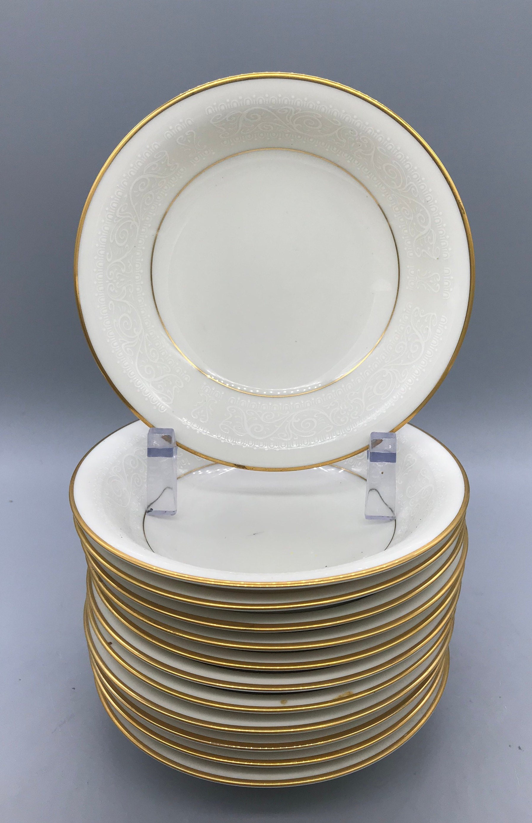 Noritake Tulane Formal China Dinnerware/ Vintage Gold Trimmed | Etsy