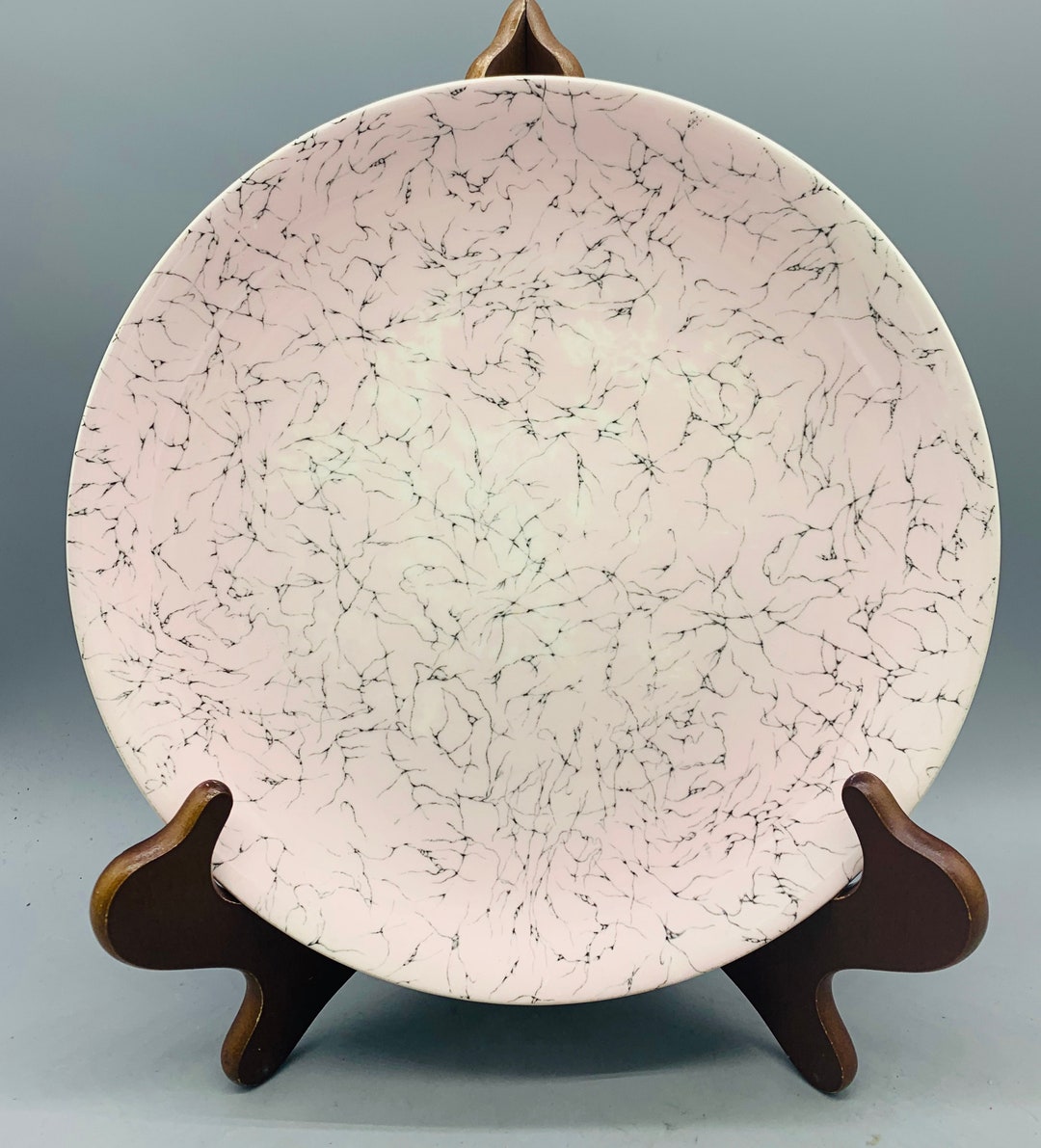 Myott Kingpin Pink With Black Accent Dinner Plates Luncheon - Etsy ...