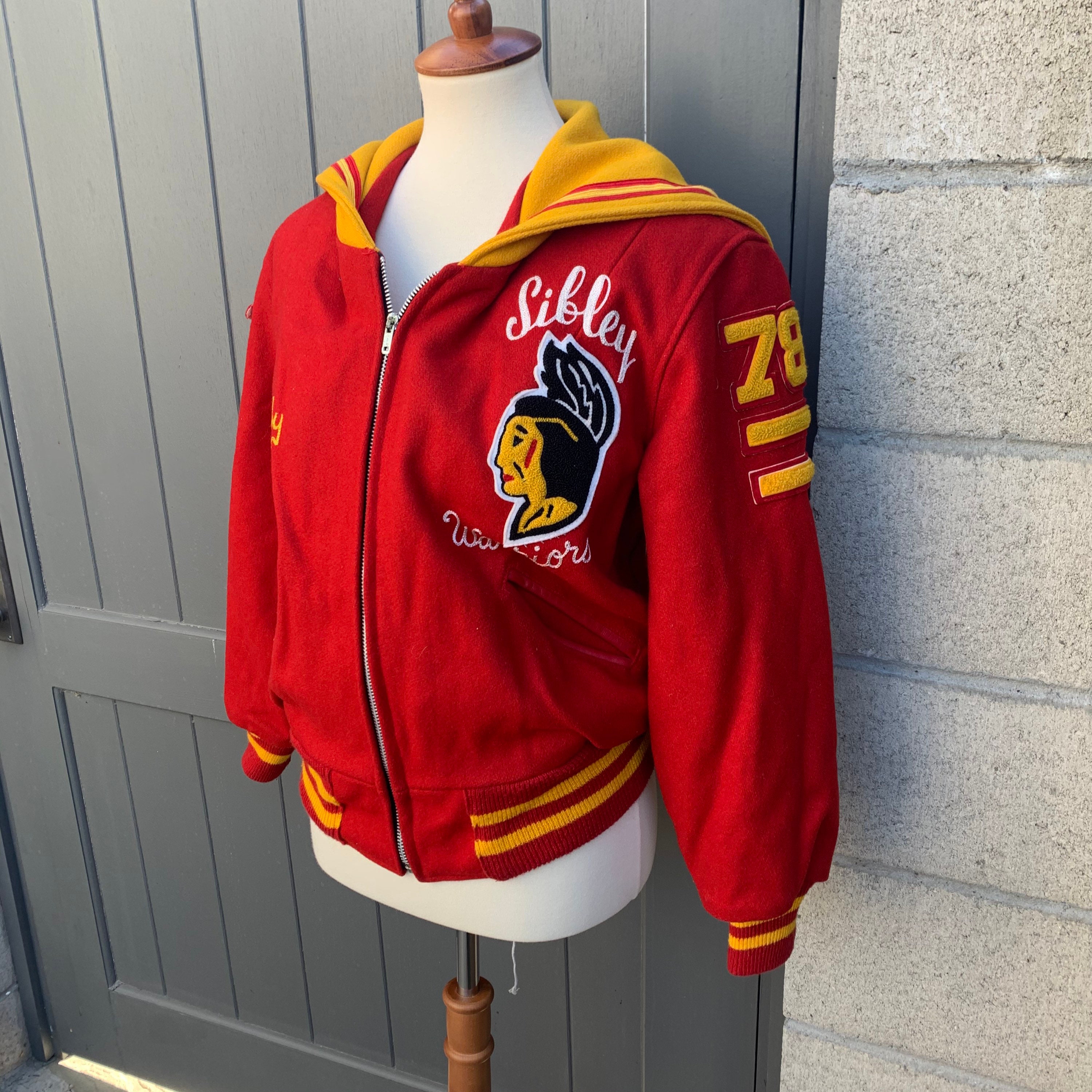 Vintage Varsity Trophy Jacket for Sibleys Swim Team | Etsy