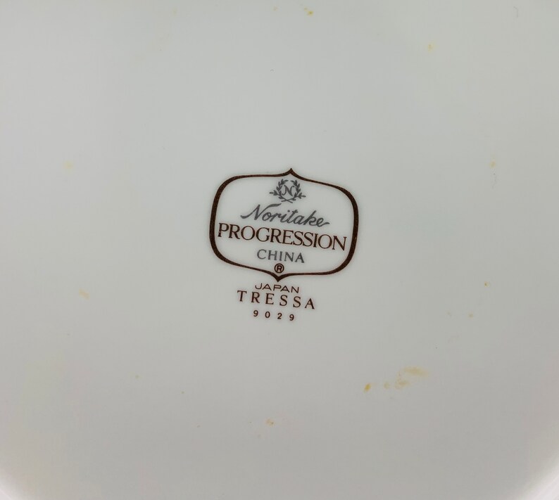 Noritake Progression Tressa Dinner Plates Salad Plates | Etsy