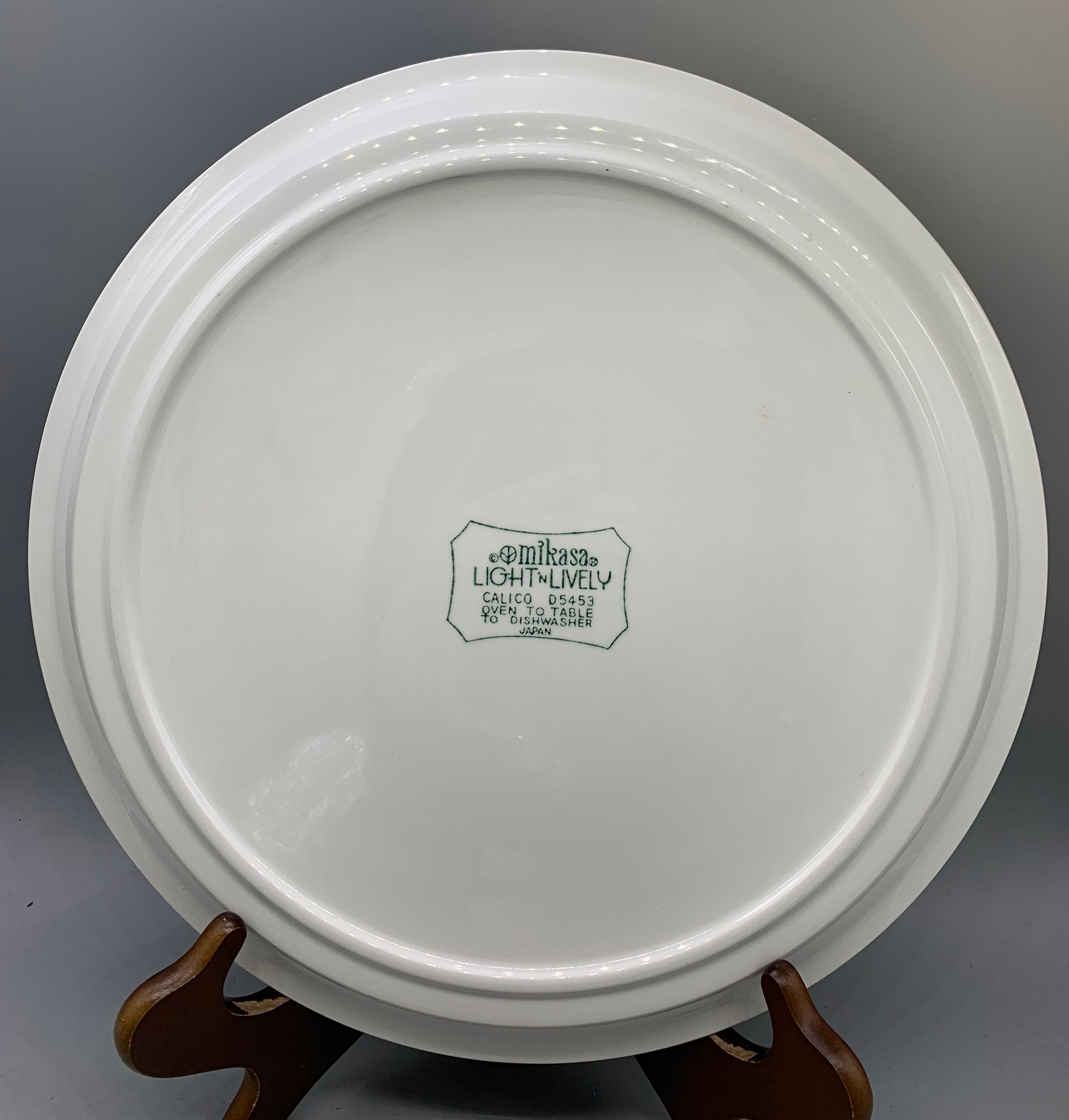 Mismatched Set of 4 Vintage Extra Large Dinner Plates or Chop | Etsy