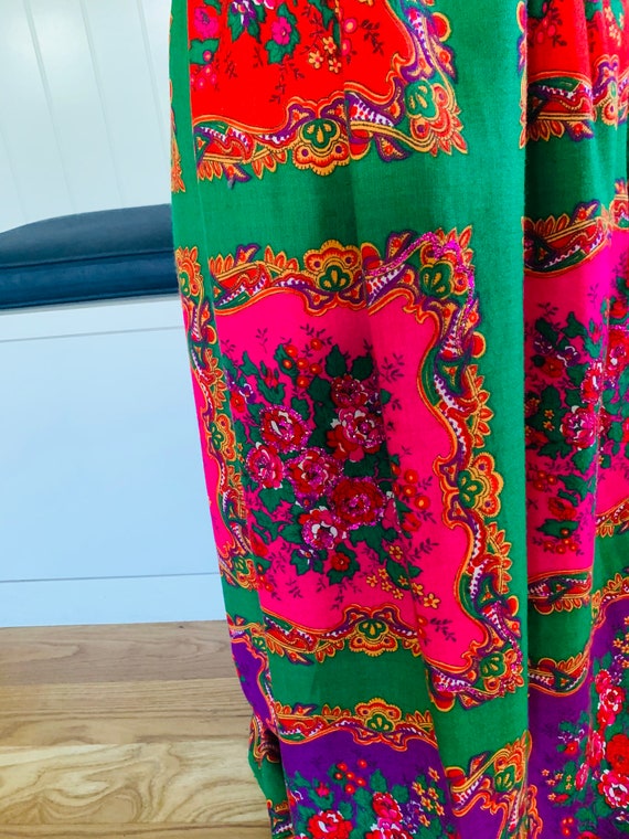 Vintage Malbe The Original Paisley Embellished Maxi S… - Gem