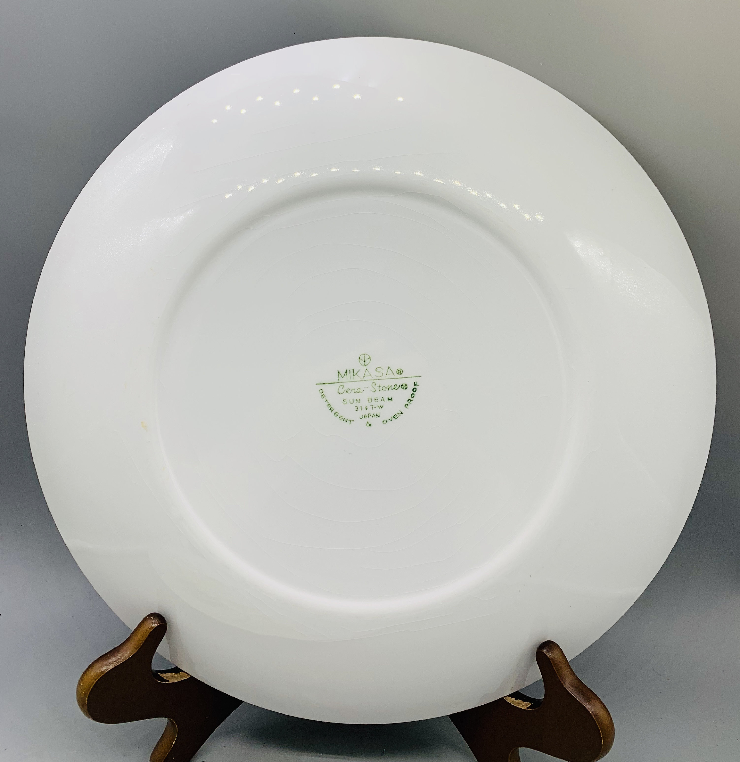 Set of 4 Vintage Mismatched Set Of Extra Large Dinner Plates | Etsy