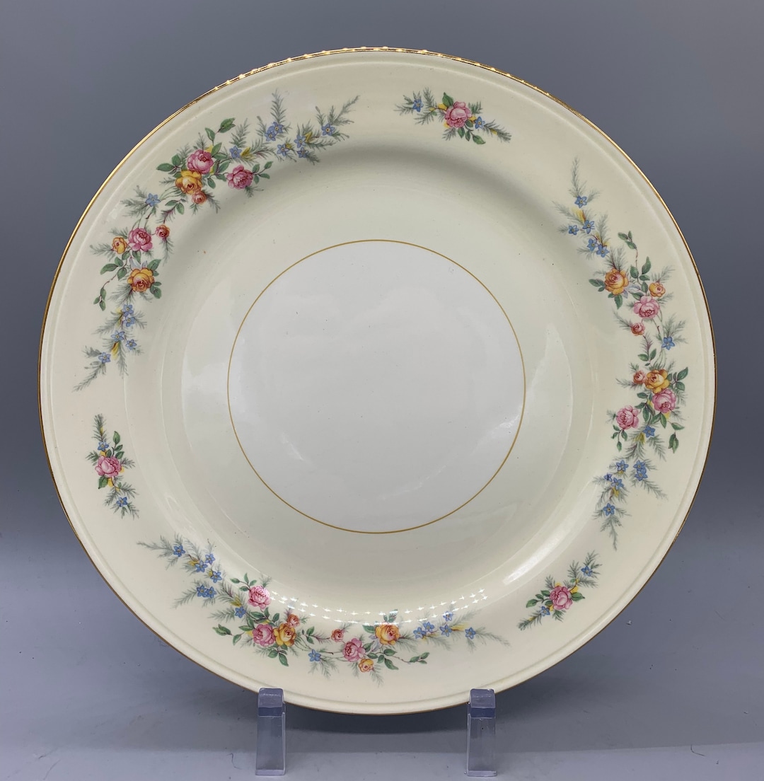 Homer Laughlin’s Cashmere Eggshell Nautilus Floral Dinnerware Pieces ...