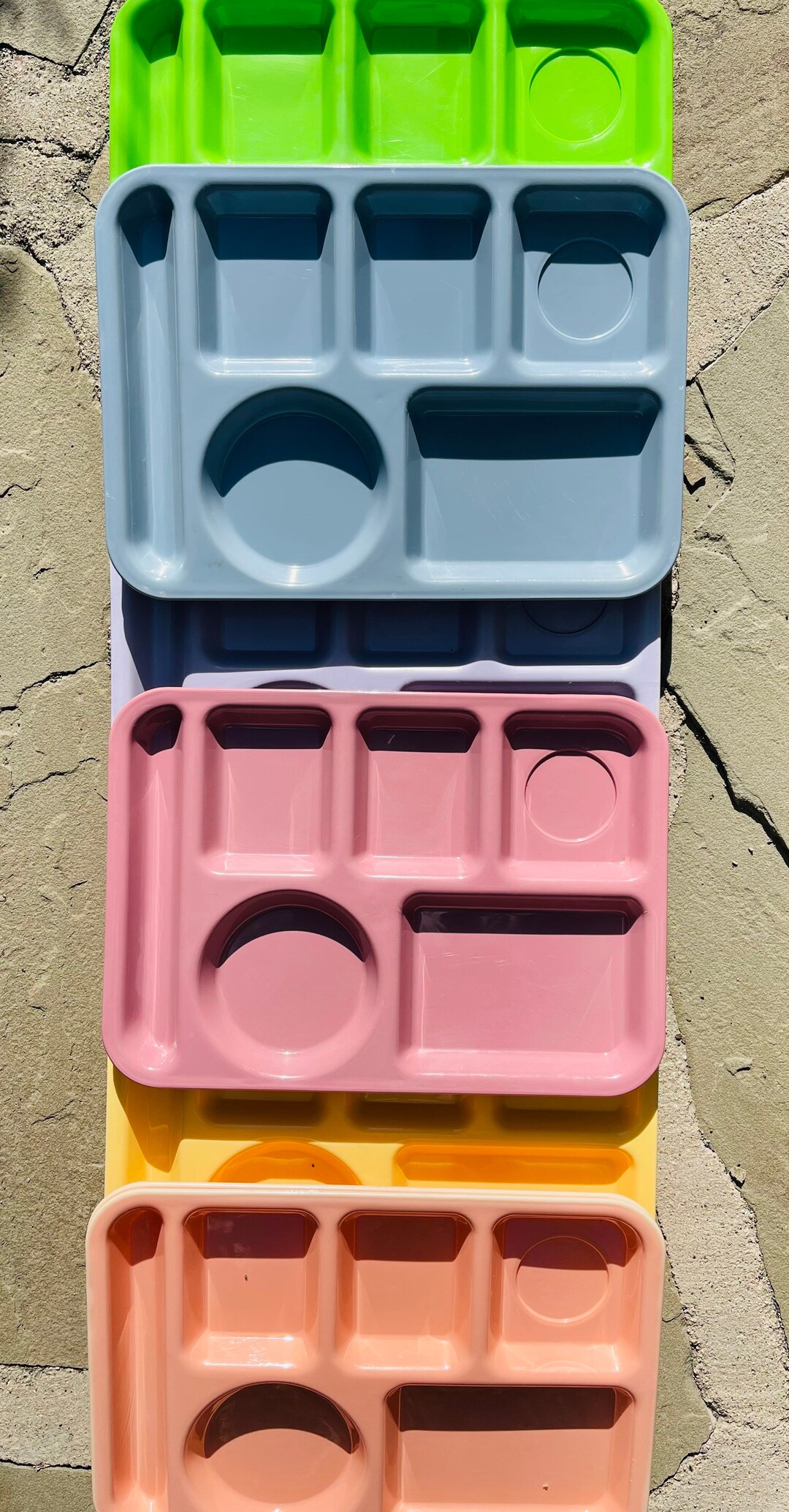 Silite Plastic Divided Cafeteria Trays Sold Individually - Etsy
