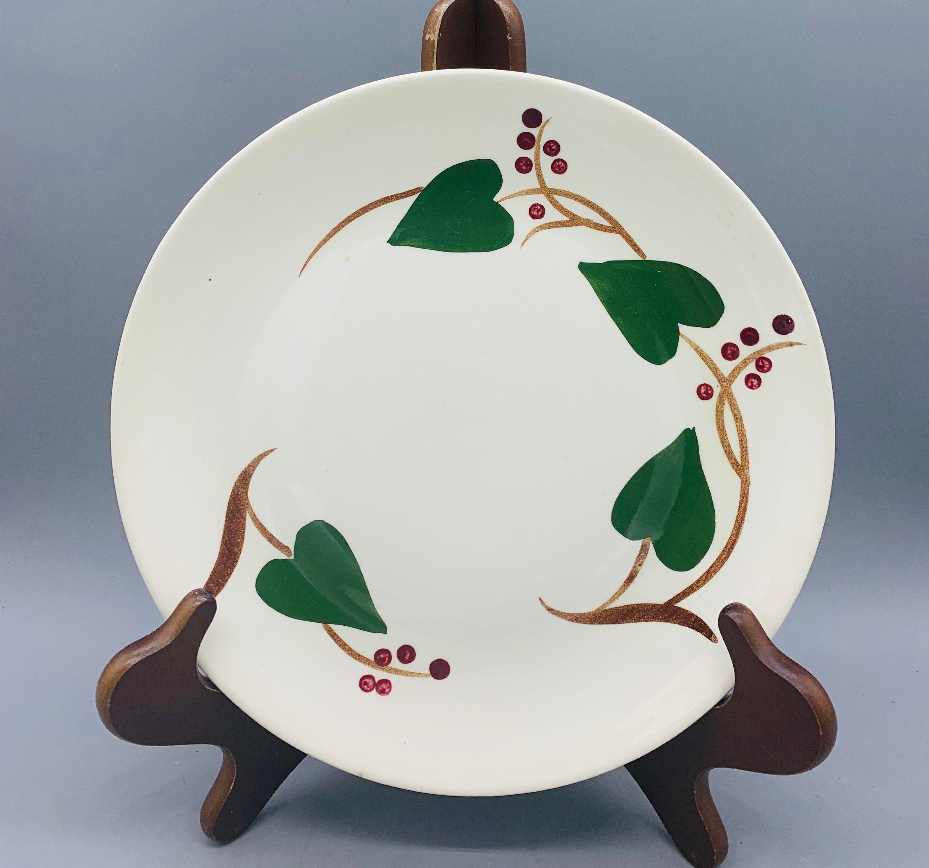 Blue Ridge Dinnerware Stanholm Ivy Luncheon Plates Sold - Etsy Australia