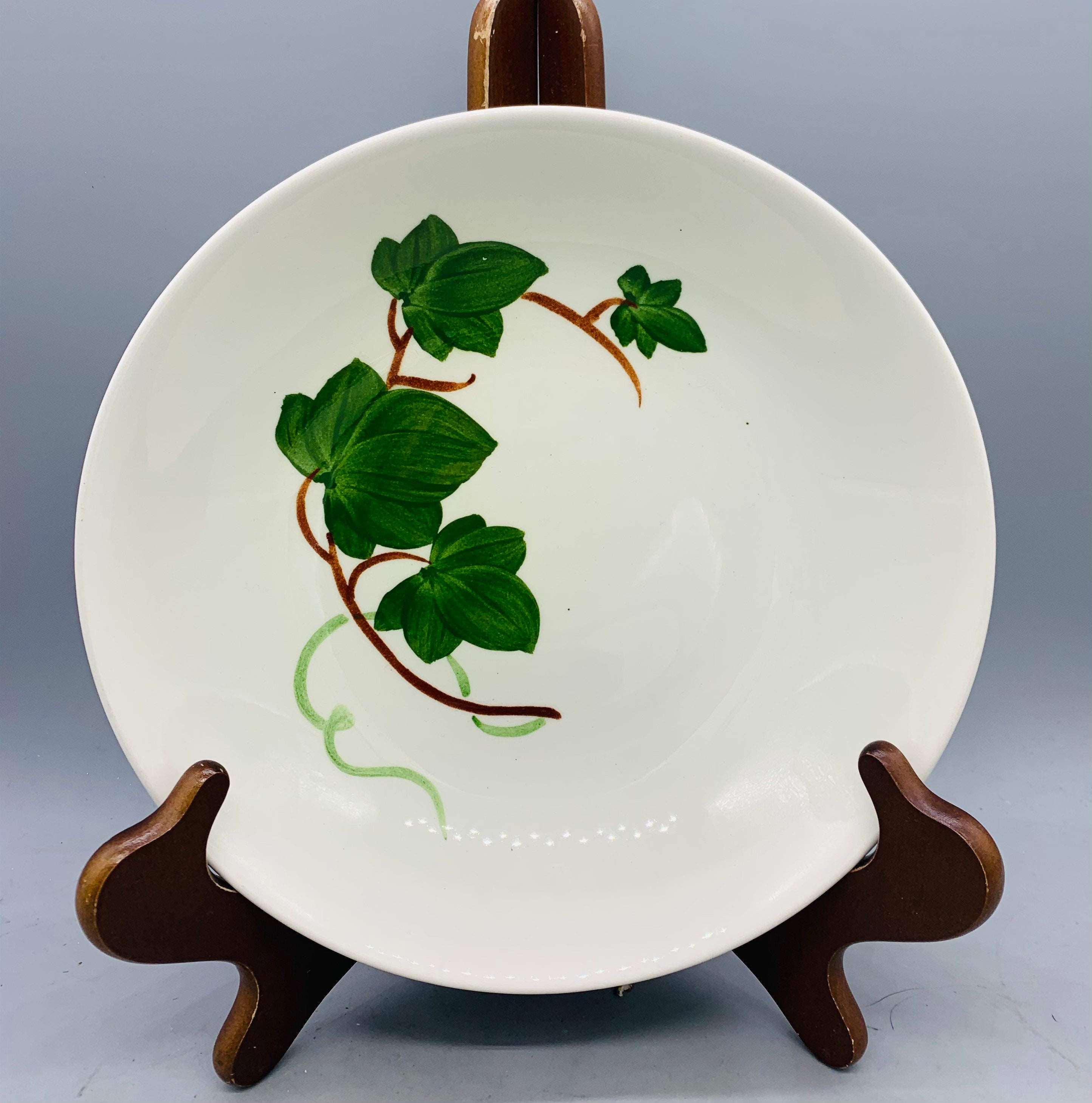 Vintage Joni China Hand Painted Ivy Serving Bowl - Etsy