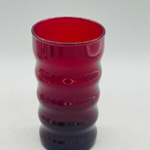 Mixed Set of 7 Vintage Red Glasses/ Beautifully Curated Solid Color ...