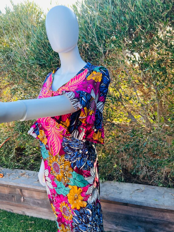 Beaded Floral Mermaid Gown - Gem