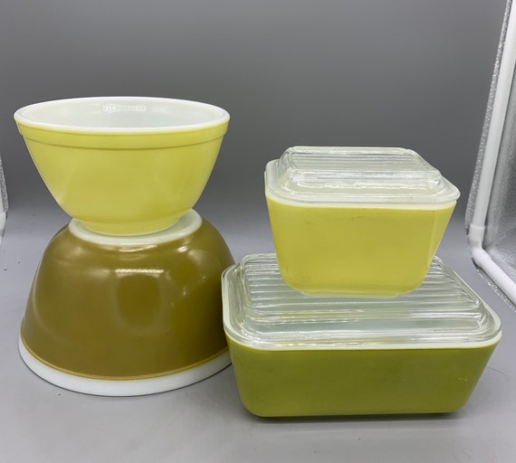 Pyrex Verde Green Bowls Oval Casseroles Round Casseroles | Etsy