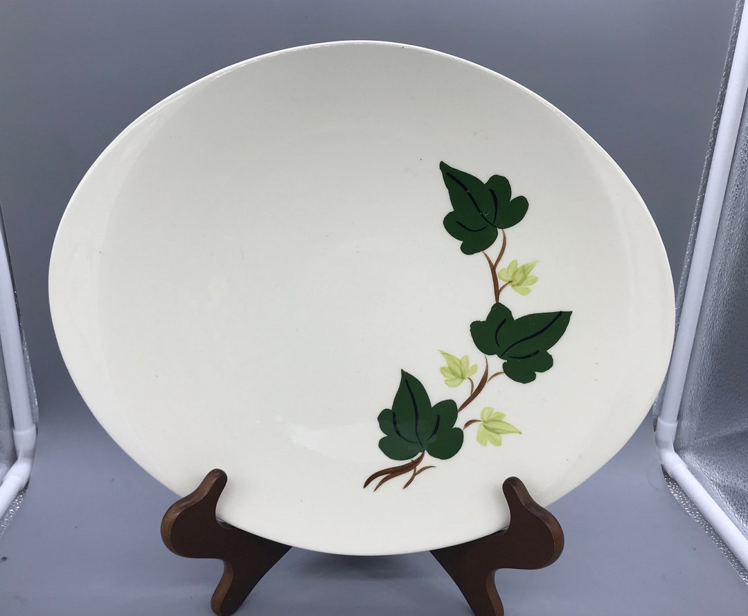 Blue Ridge's Baltic Ivy Oval Plattes and Bread Plates Sold Individually ...