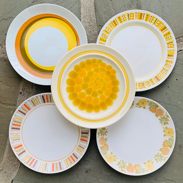 1970s Dinner Plates - Etsy