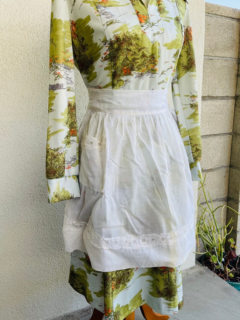 Vintage Kitchen Aprons/ Retro Half Aprons/ Handkerchief Aprons - Etsy