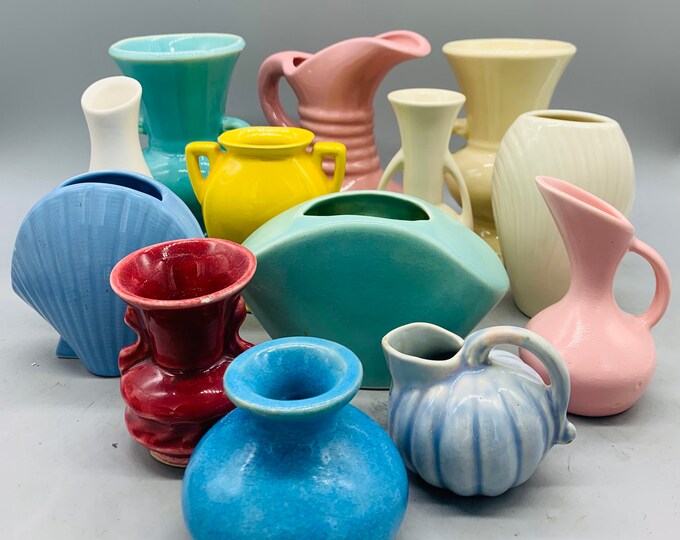 Vintage Solid Color USA Pottery Sold Individually - Etsy