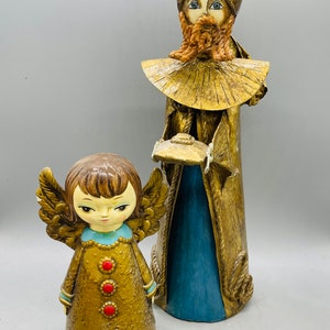 Vintage Dickson Angels and Other Christmas Angels in Gold Sold ...