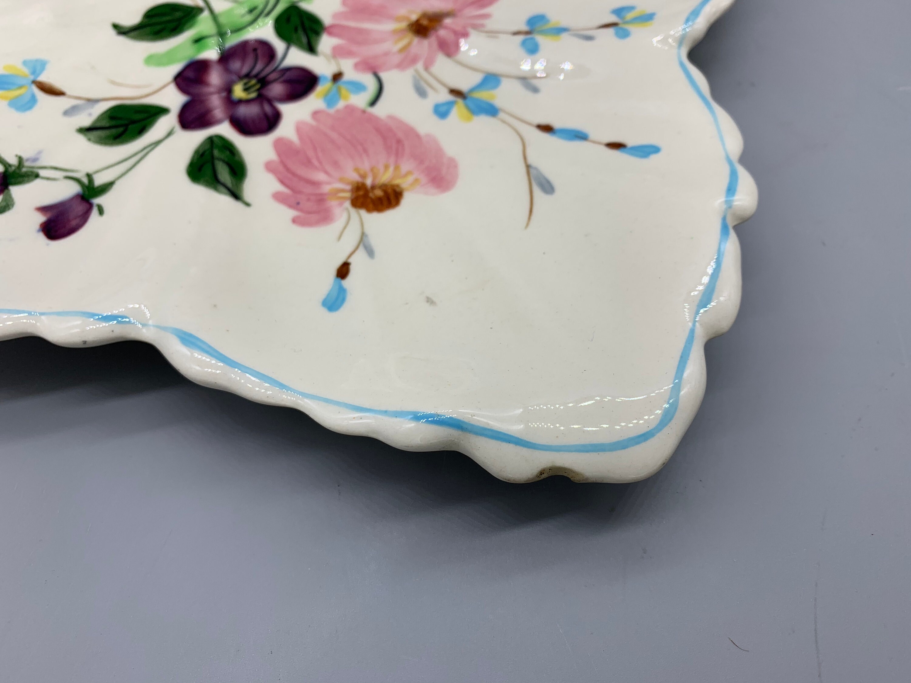 Blue Ridge Dinnerware Tussie Mussie Maple Leaf Relish by - Etsy