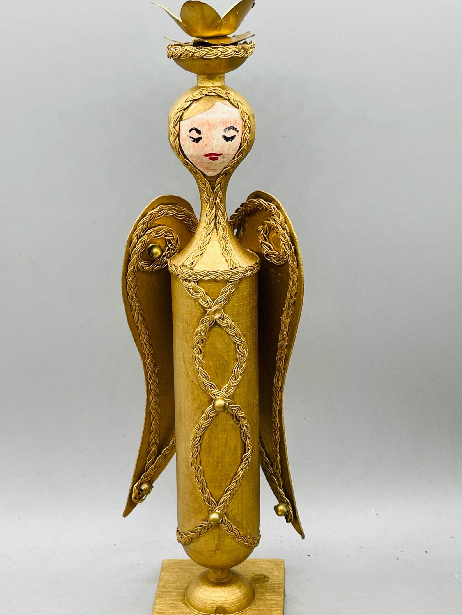 Vintage Dickson Angels and Other Christmas Angels in Gold Sold - Etsy