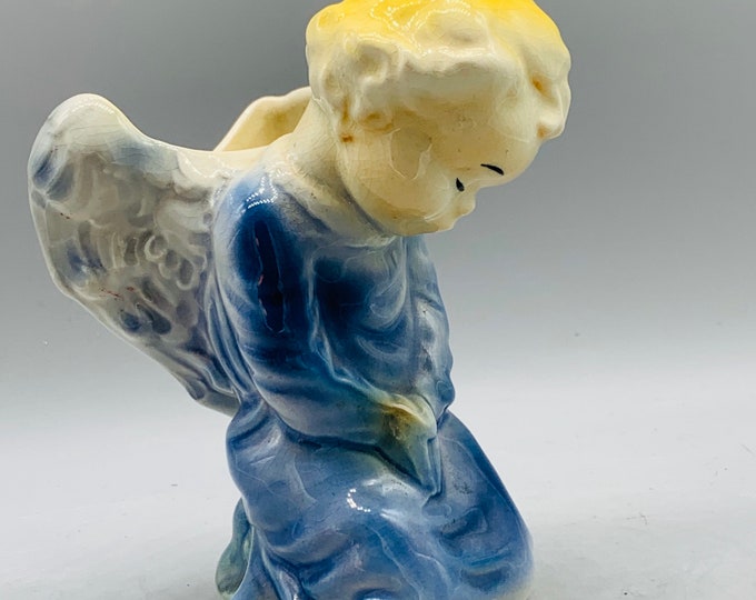 Vintage Royal Copley Ceramic Angel Wall Pocket/planter - Etsy