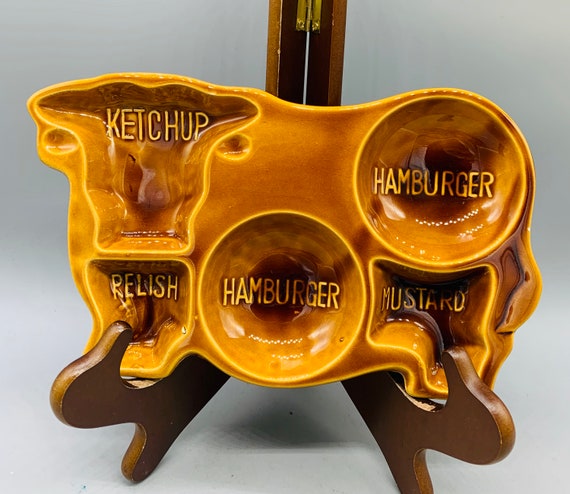 Vintage Japanese Ceramic Cow Condiment Dish - Etsy
