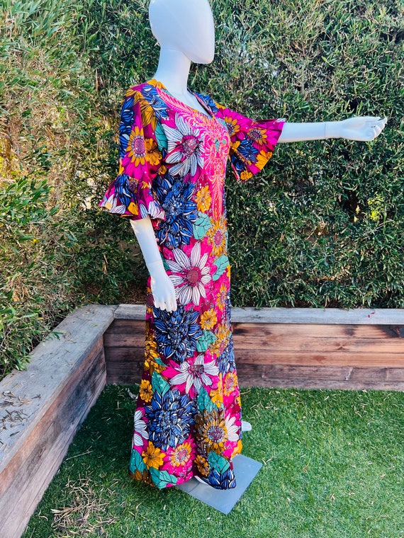 Beaded Floral Mermaid Gown - Gem