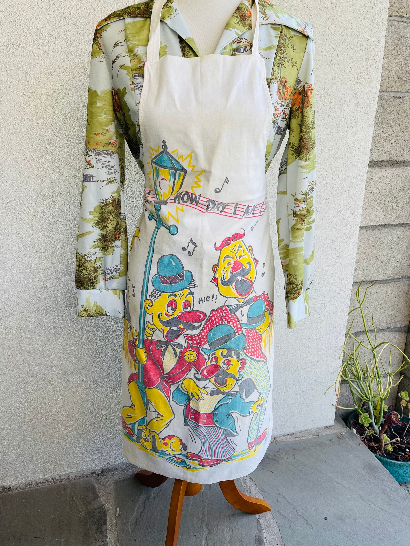 Vintage Kitchen Aprons/ Retro Half Aprons/ Handkerchief Aprons - Etsy