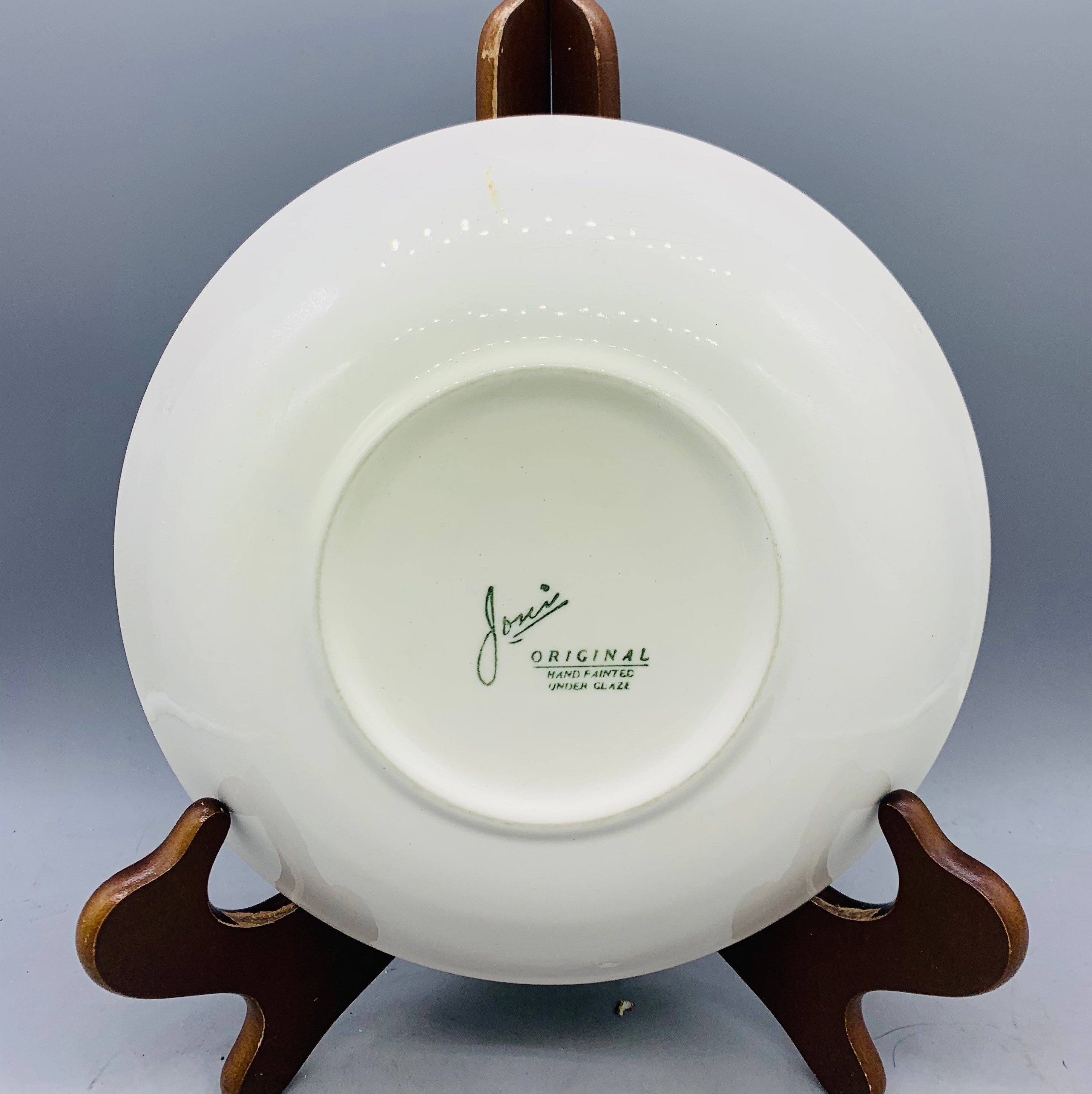 Vintage Joni China Hand Painted Ivy Serving Bowl - Etsy