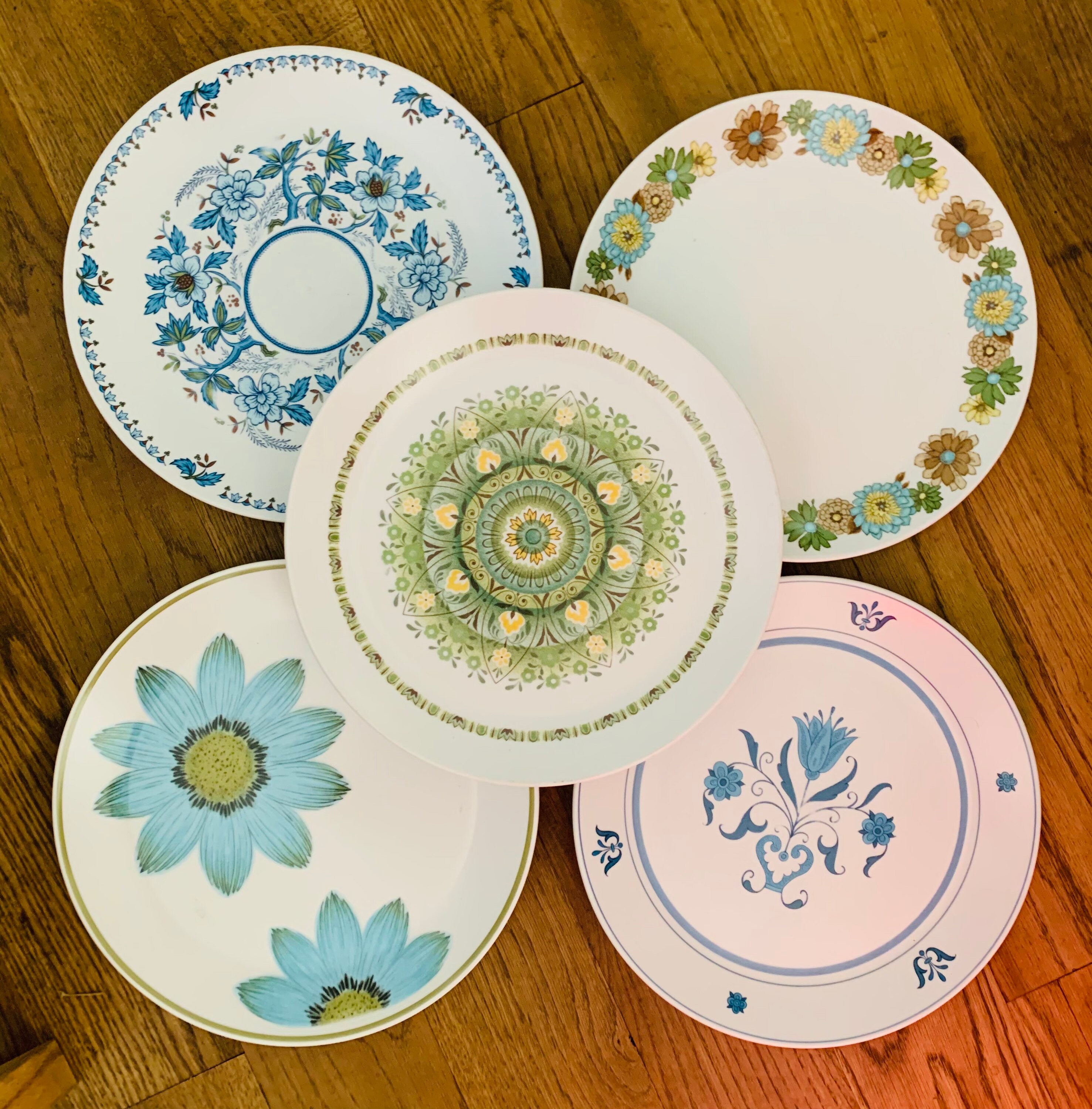 Mismatched Set of 5 Noritake Progression Dinner Plates - Etsy