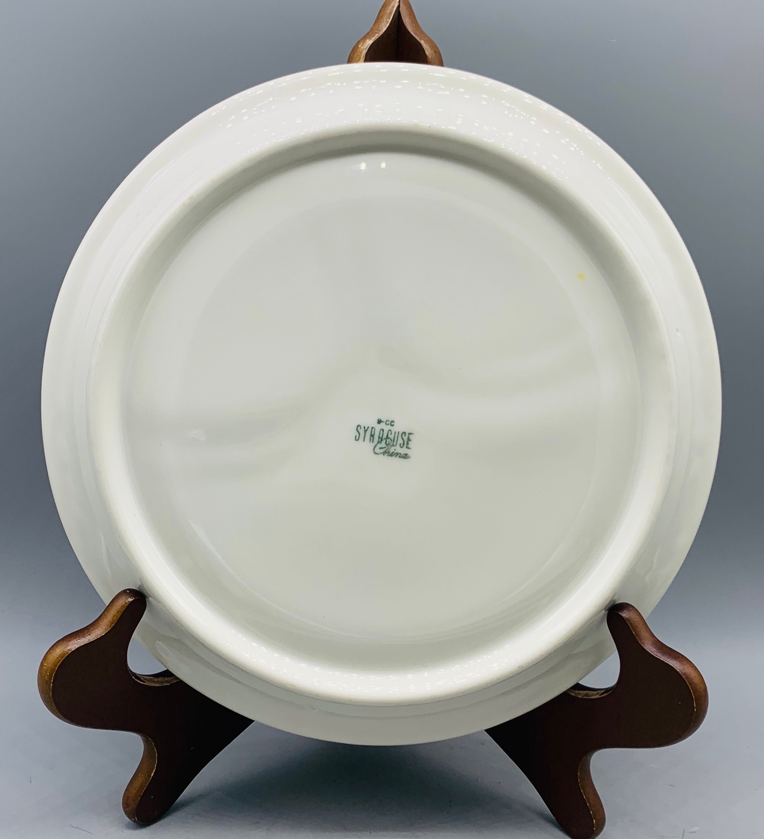 Syracuse China Restaurant Ware Grill Plates/ Floral Divided | Etsy