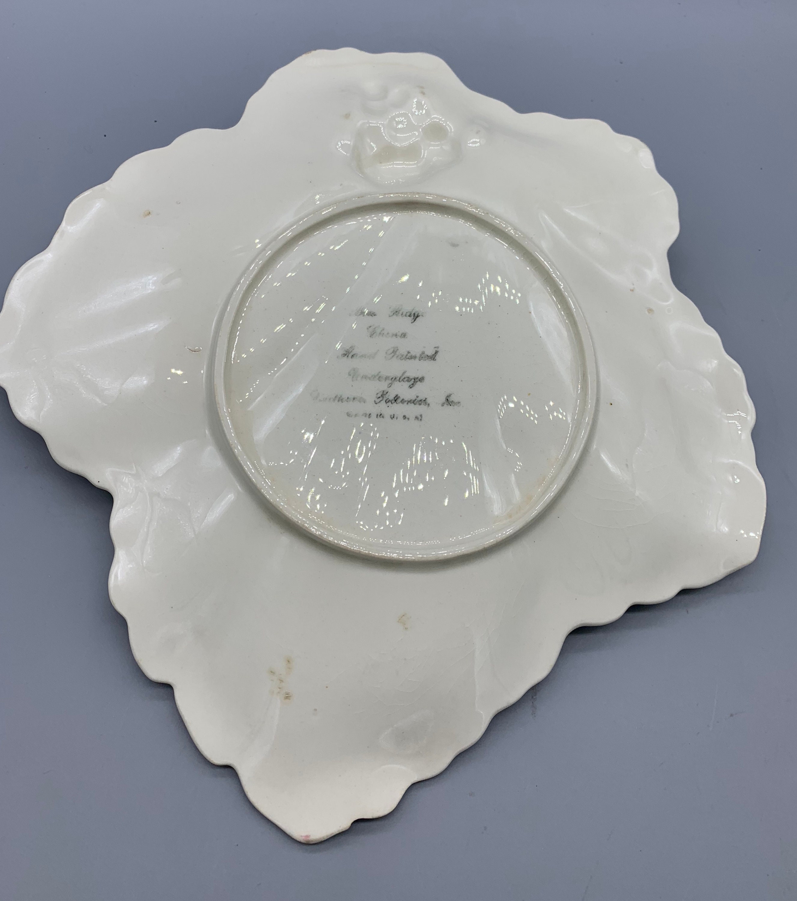 Blue Ridge Dinnerware Tussie Mussie Maple Leaf Relish by - Etsy