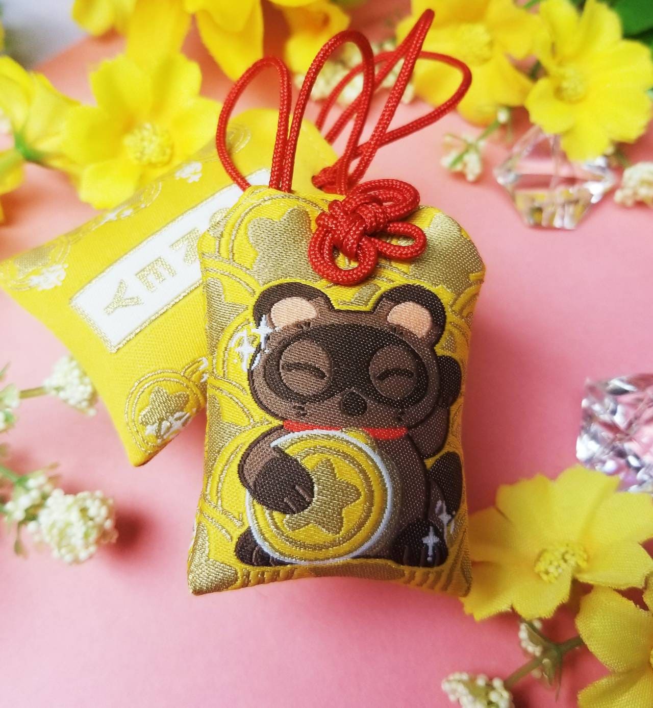 Tanuki Money Fabric Omamori Charm - Etsy Canada