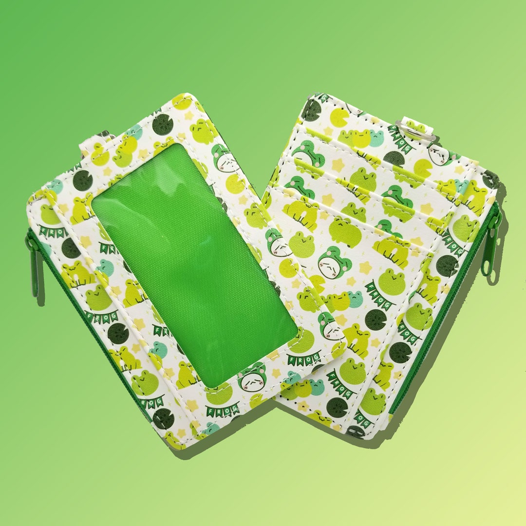 Froggy Friends PU Leather ID Wallet - Etsy