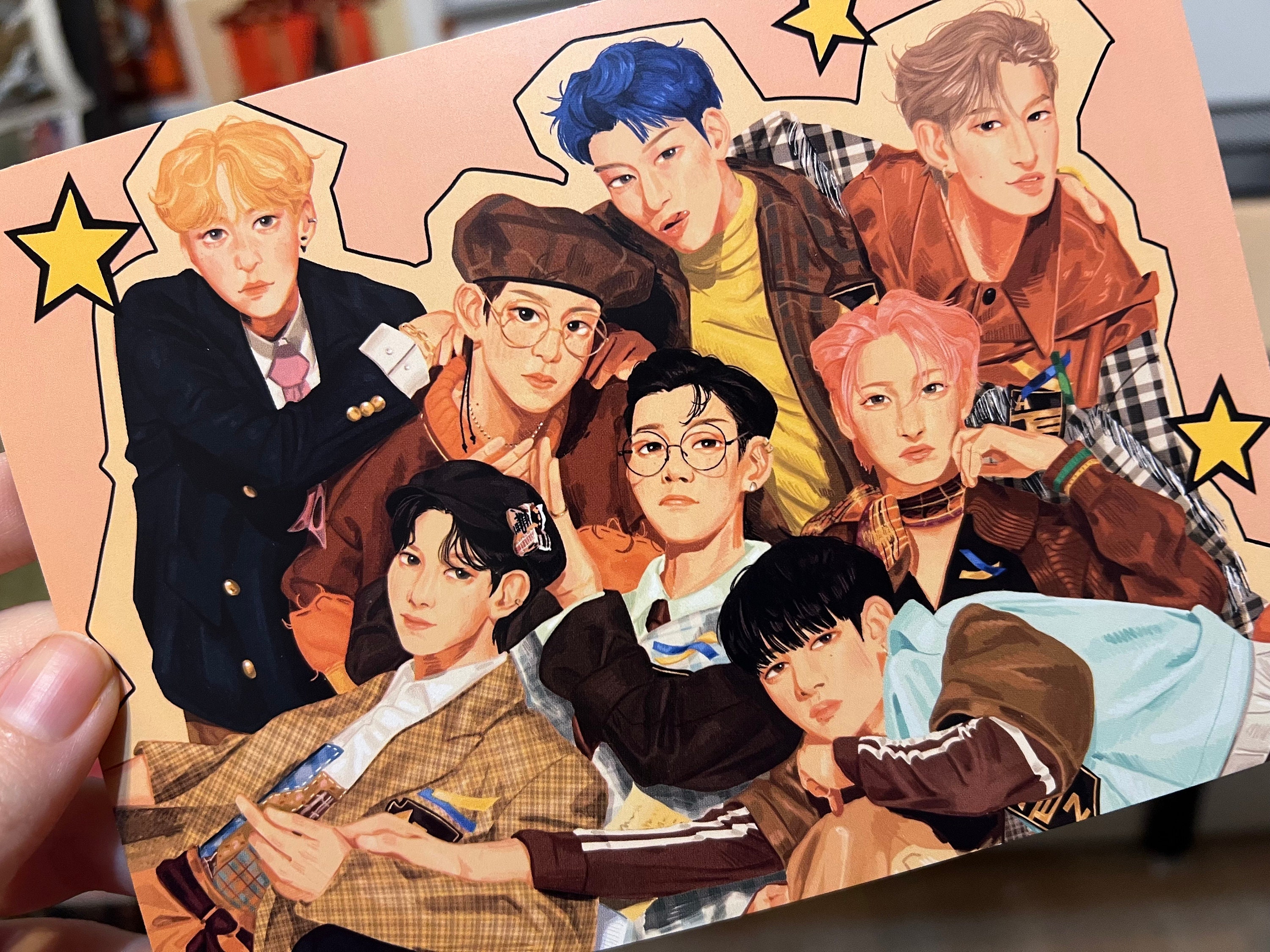 Ot8 Ateez Fever Epilogue Print - Etsy