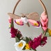 Hanging Mobile - Automeris Pamina Pink Saturn Moth and Wildflowers ...