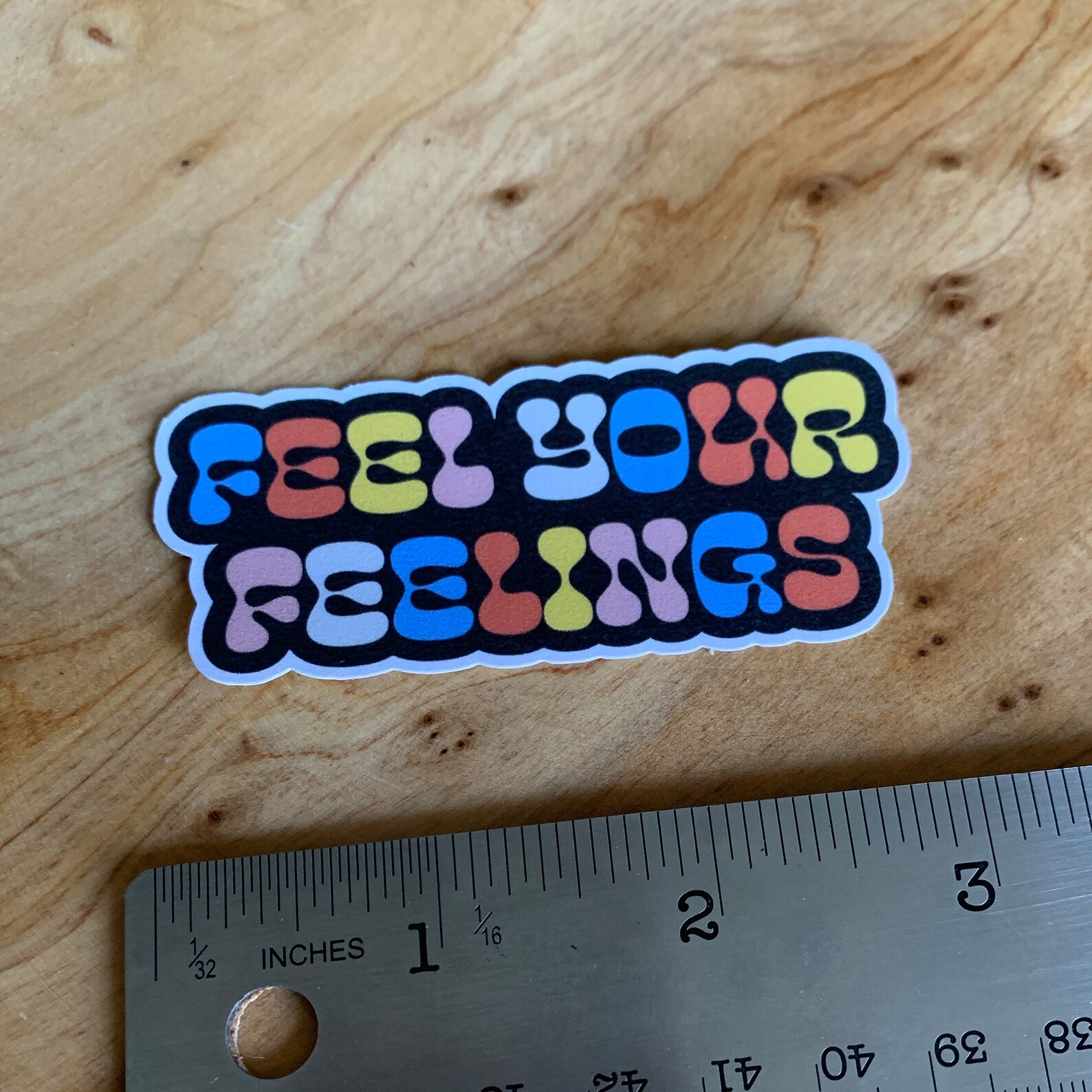 FEEL YOUR FEELINGS Sticker self love laptop decal cute | Etsy