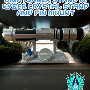 3D Printed Savi’s Workshop Lightsaber Stand, Kyber Crystal Display ...