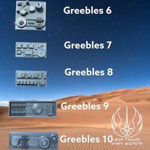 Jedi Forge: Inspired Star Wars Greebles (luke Skywalker, Cal Kestis ...