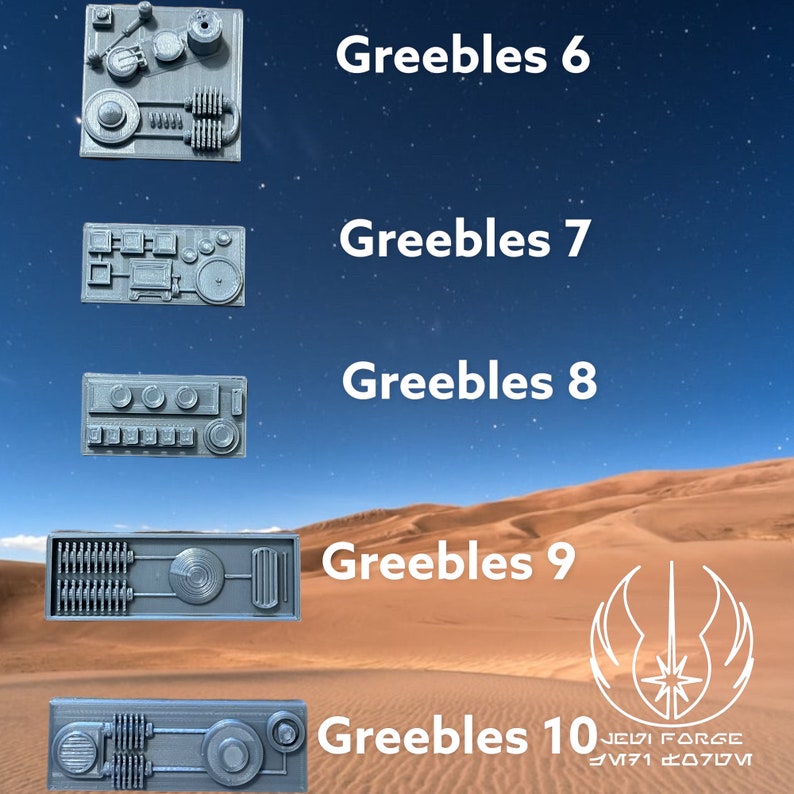 Jedi Forge: Inspired Star Wars Greebles luke Skywalker Cal | Etsy