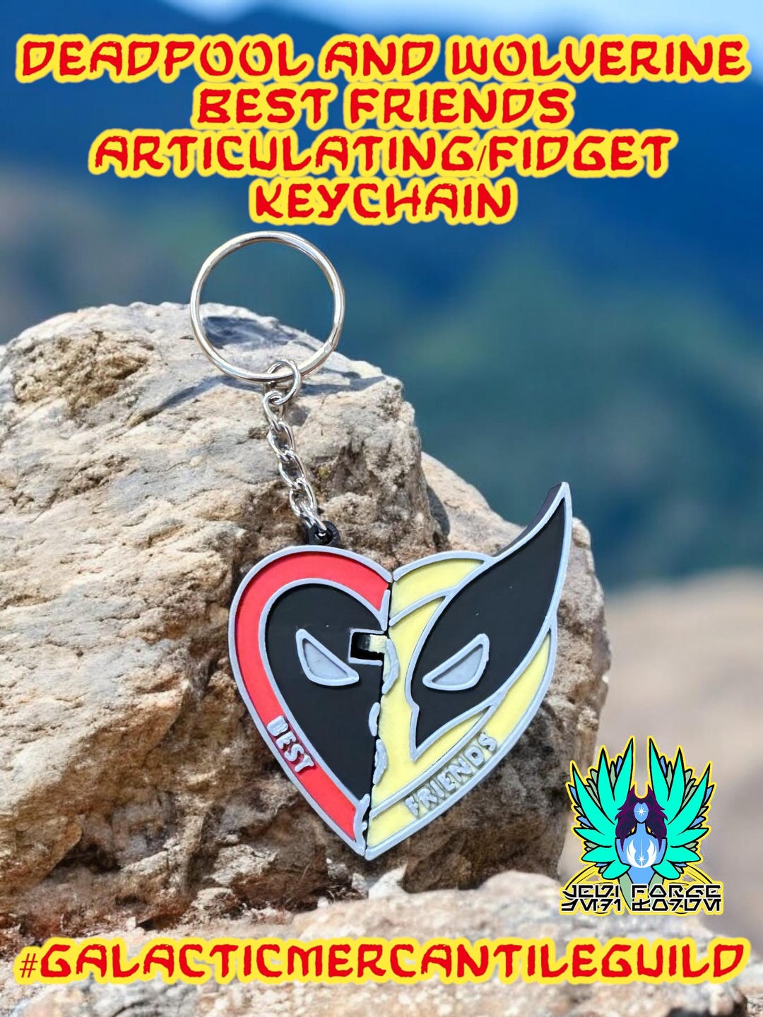 Deadpool & Wolverine Keychain: Friends Fidget Toy - Etsy