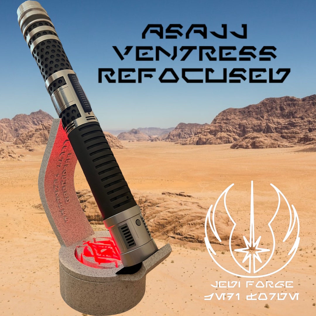 Jedi Forge: Minimalist LED Vertical Lightsaber Stand Asajj Ventress ...