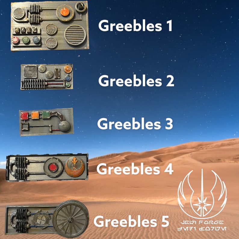 Star Wars Inspired Weathered Greebles: Magnetic Costume Prop - Etsy