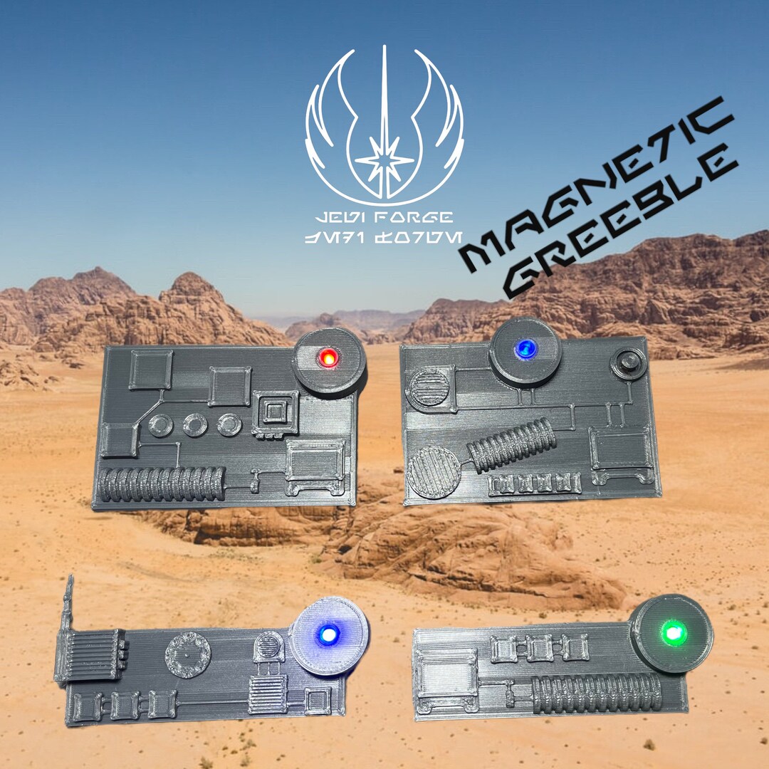 Star Wars Inspired LED Greebles: Magnetic Costume Prop - Etsy