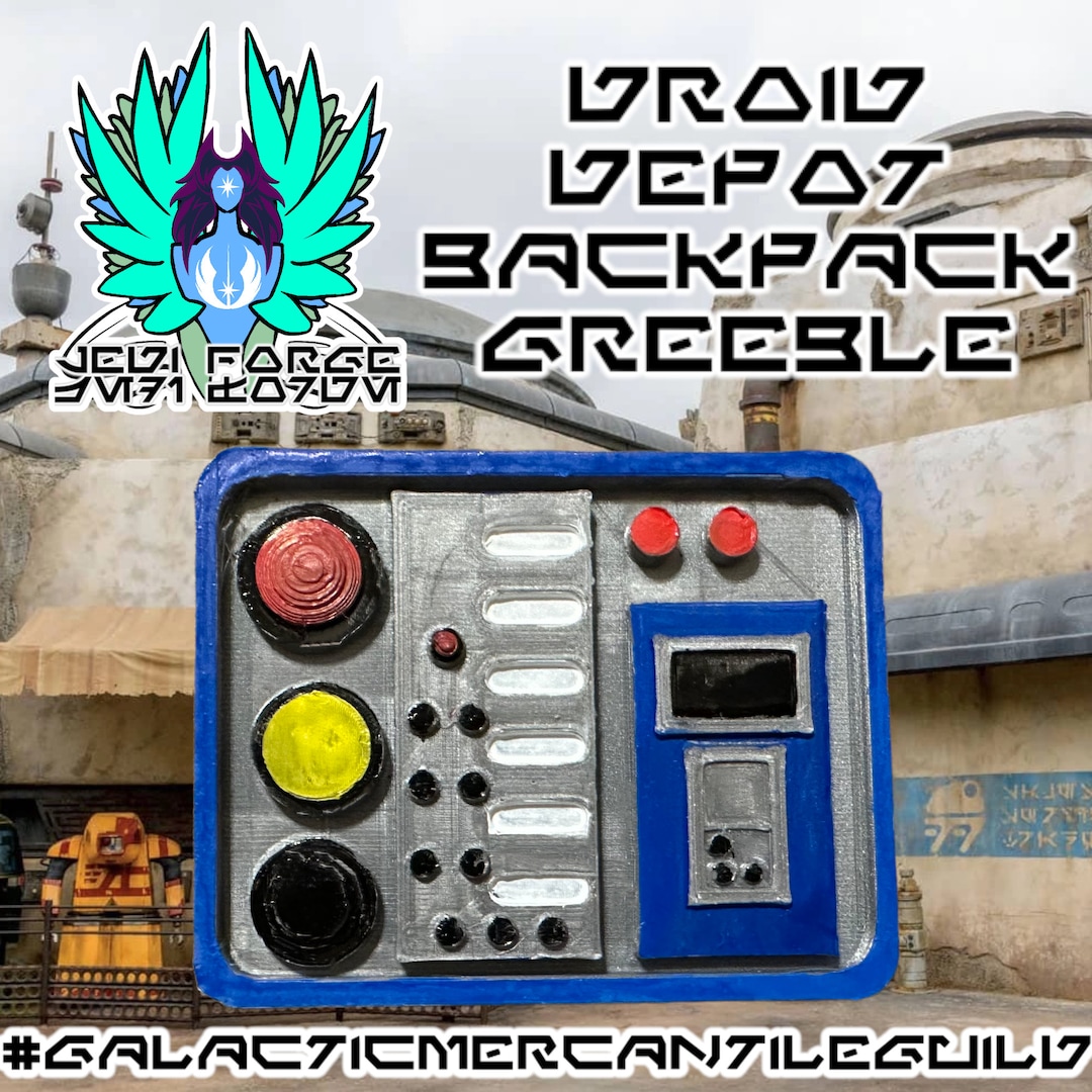 Jedi Forge: Inspired Droid Depot Droid Backpack Greeble (C-3PO, R2-D2 ...