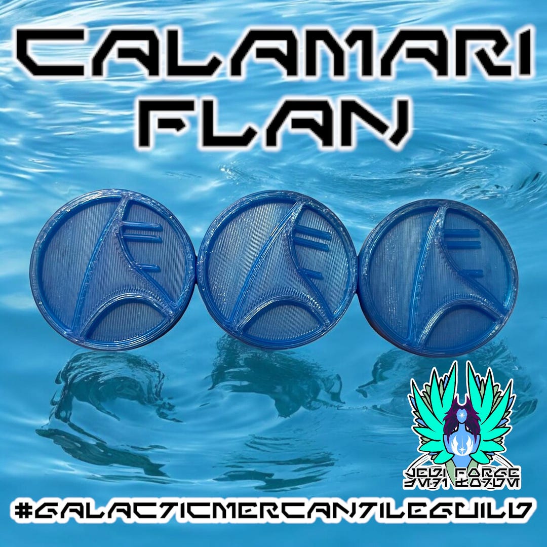 Calamari Flan Inspired (imperial, Star Wars, Darth Vader, Emperor ...