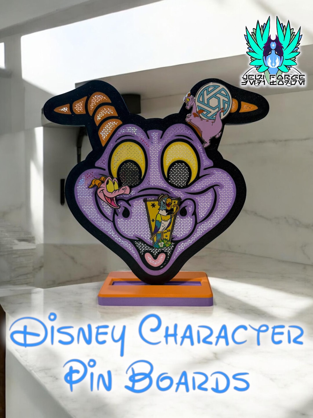 Disney Character Pin Display Boards – 3D Printed Figment — Cheshire Cat ...