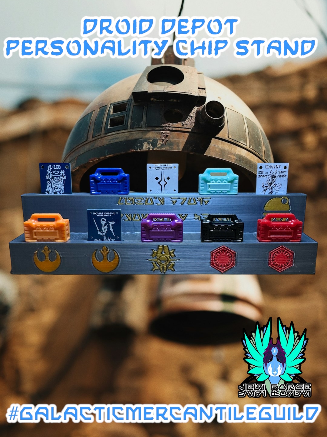 Droid Depot Personality Chip Stand - Etsy