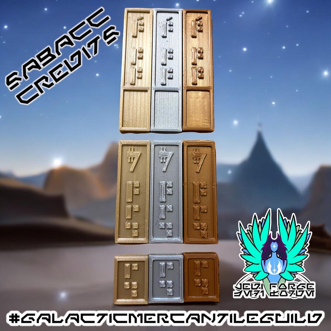 Sabacc Credits Inspired (imperial, Star Wars, Darth Vader, Emperor ...