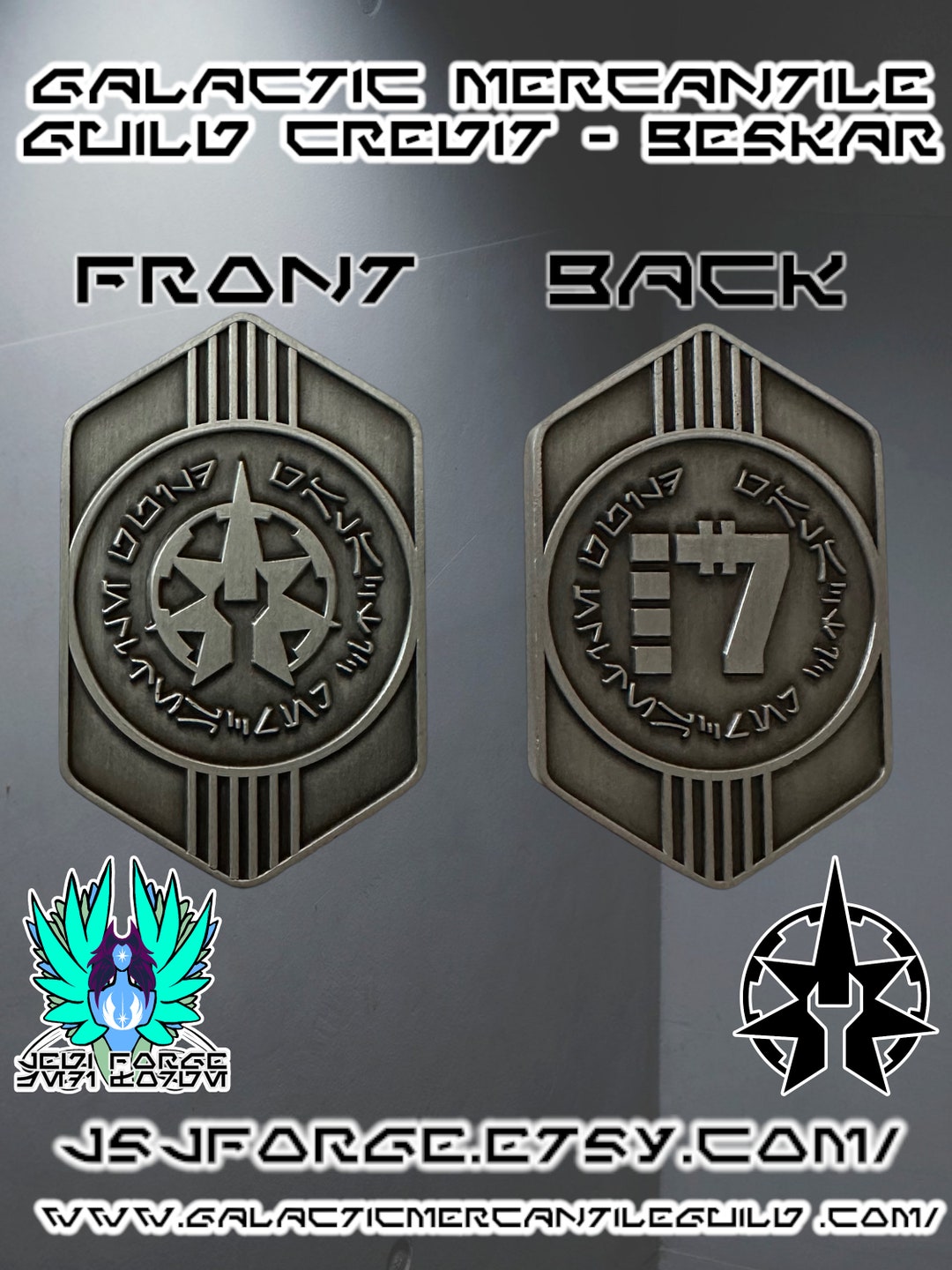 Galactic Mercantile Guild Credit - Beskar - Etsy
