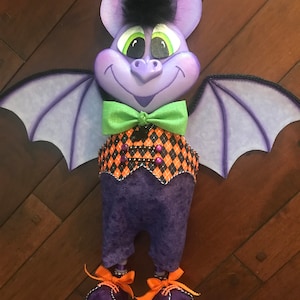 Boomerang Bat Wreath Attachment - Etsy