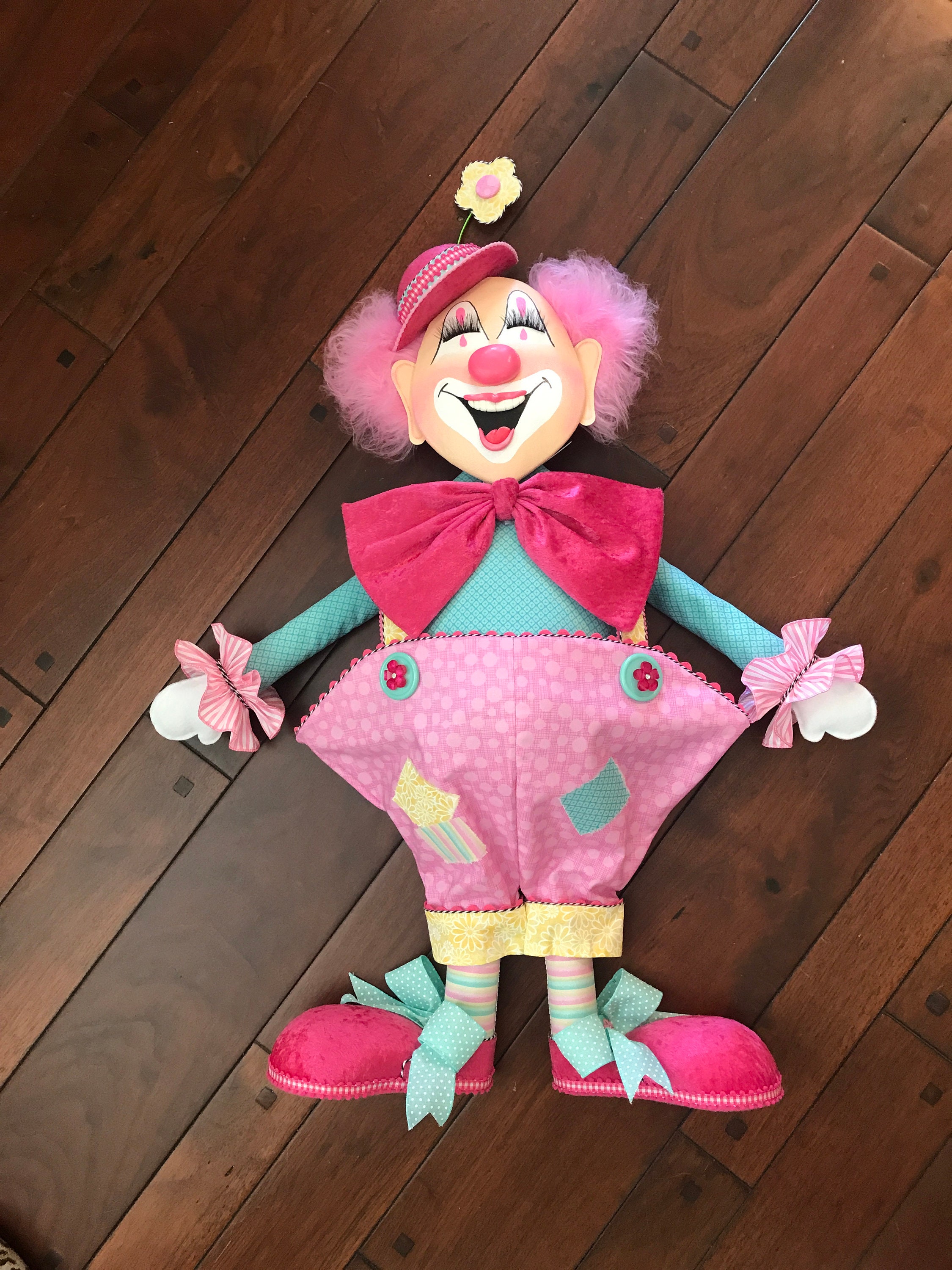Chuckles the Clown Wreath Attachment - Etsy